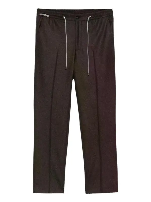 Corneliani Drawstring Trousers - Brown