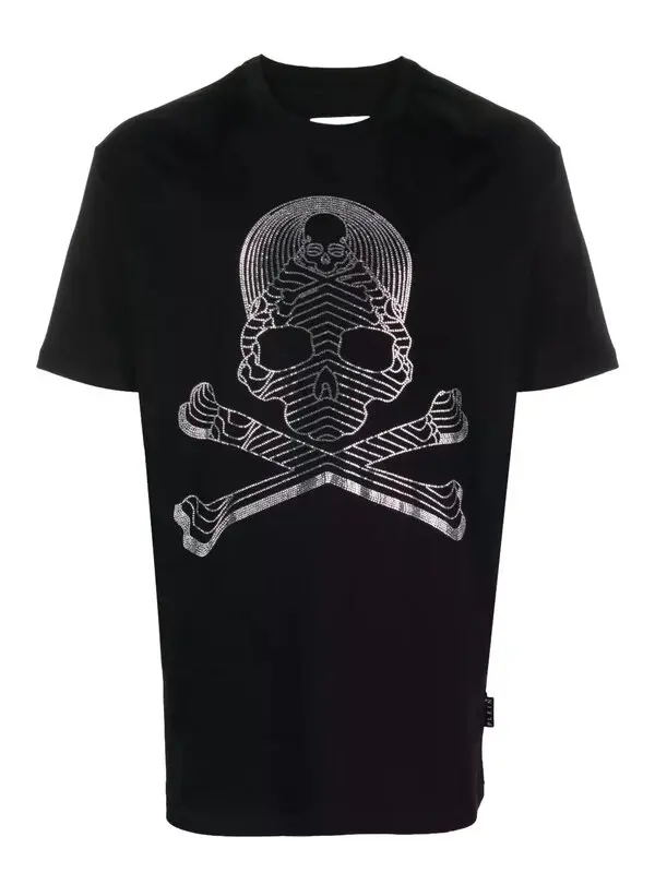 Philipp Plein Glass Skull T-shirt - Black
