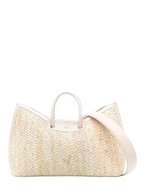 Cult Gaia Idalia Interwoven Tote Bag - Neutrals