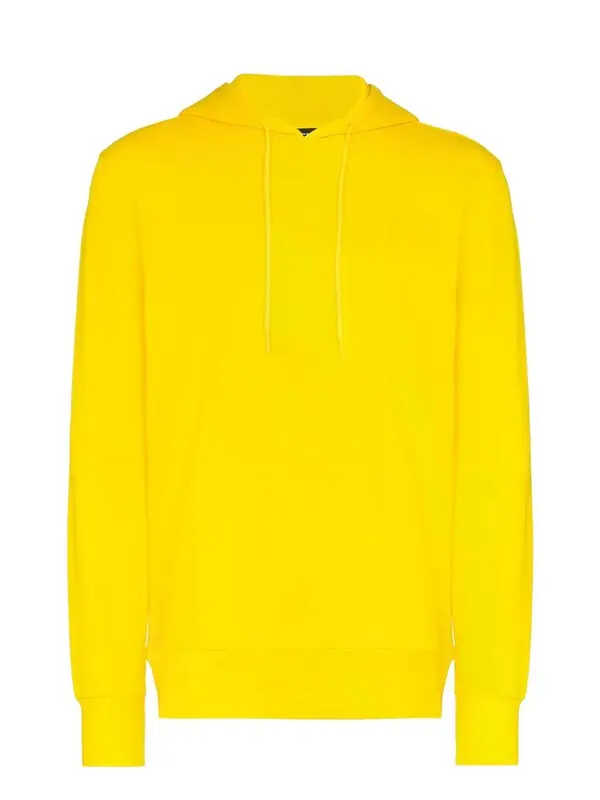 Y3 Logo-print Hoodie - Yellow