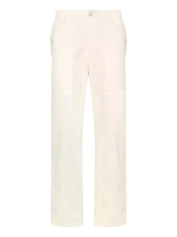 Maison Kitsuné Mid-rise Straight-leg Jeans - Neutrals