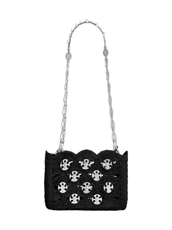 Rabanne Sparkle Shoulder Bag - Black