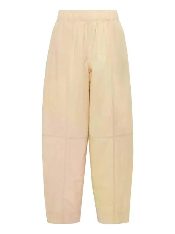 GANNI Curve Tapered-leg Trousers - Neutrals