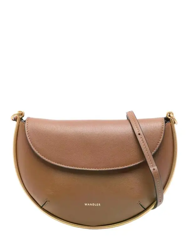 WANDLER Mini Kate Cross Body Bag - Brown