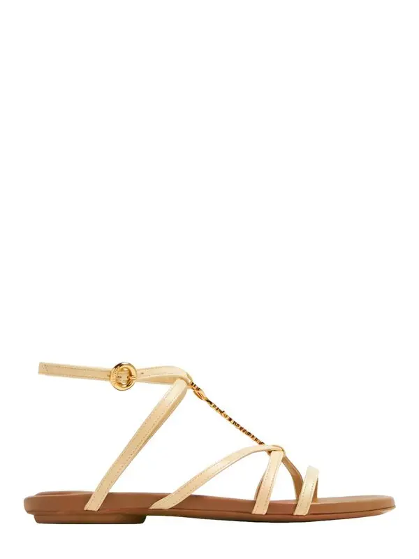 Jacquemus Les Sandales Pralu Leather Sandals - Neutrals