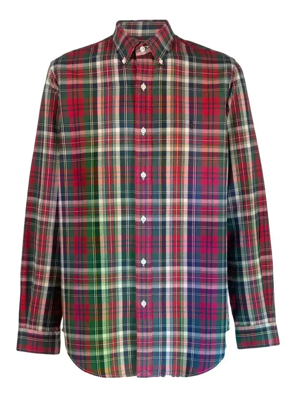 Polo Ralph Lauren Check-print Cotton Shirt - Red