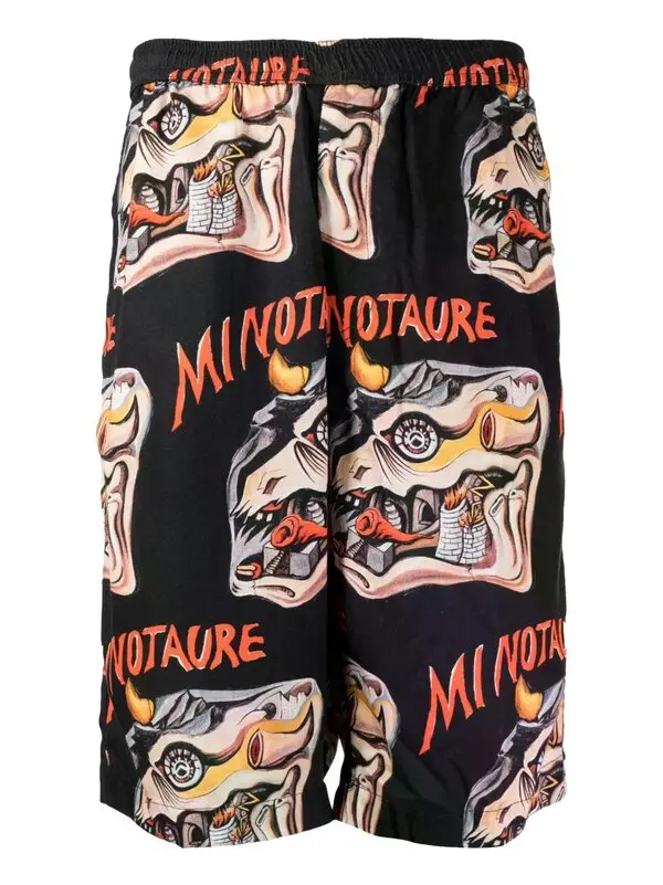 ENDLESS JOY Minotaure Bermuda Shorts - Multicolour