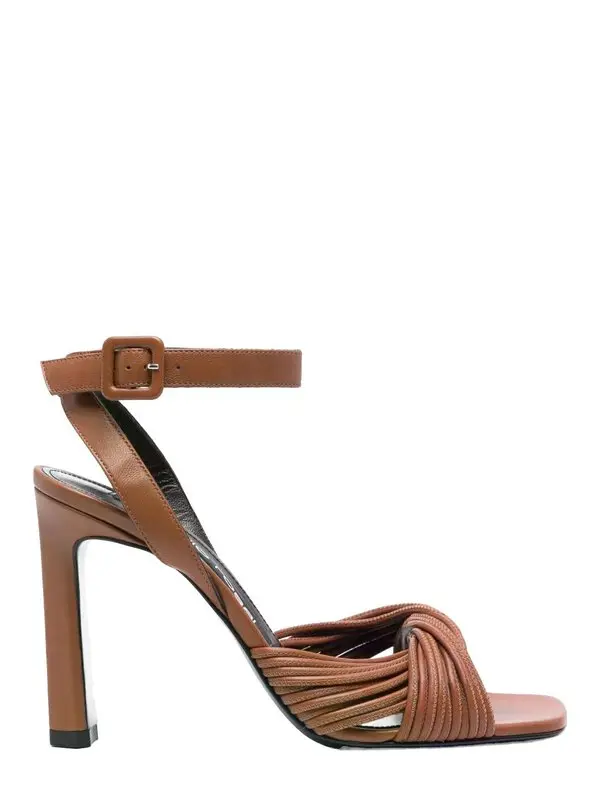SERGIO ROSSI Sr Akida Open-toe Sandals - Brown