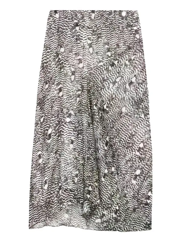 Isabel Marant Étoile Lisanne Midi Skirt - Black