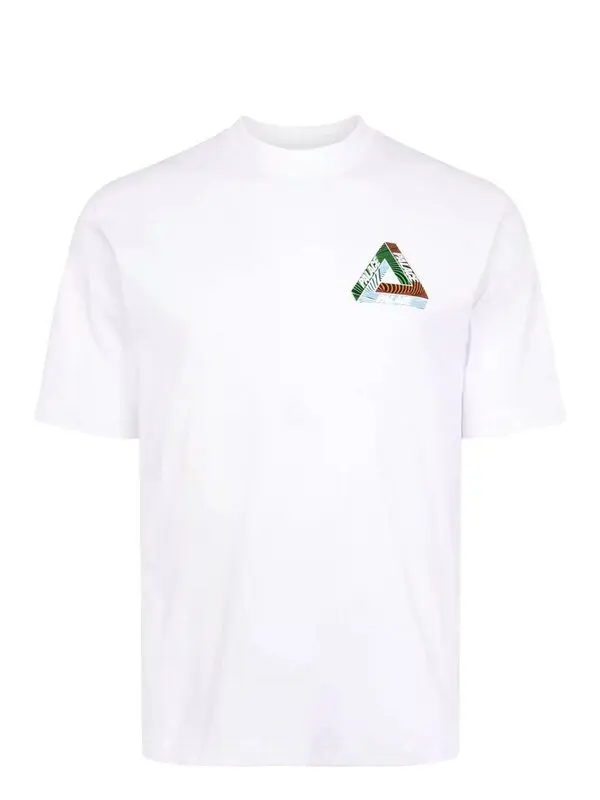 PALACE Tri-tex Logo-print T-shirt - White