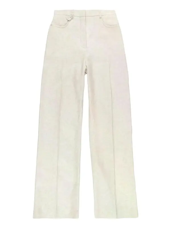 Jacquemus Sauge Flared Trousers - Neutrals