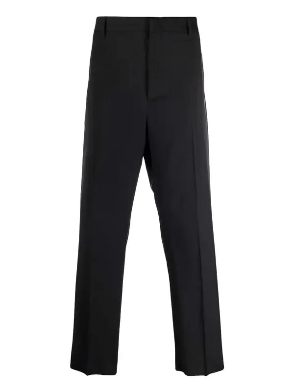 Valentino Garavani Straight-leg Tailored Trousers - Black