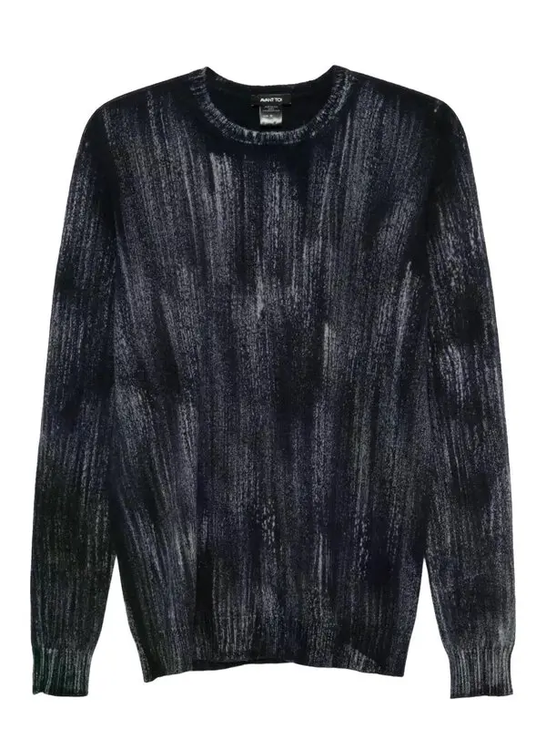 Avant Toi Intarsia-knit Sweater - Blue
