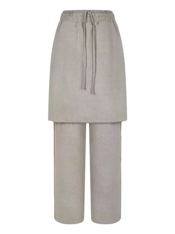 STUDIO TOMBOY Layered Skirt Trousers - Grey