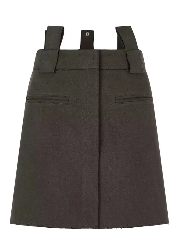 STUDIO TOMBOY Jersey Pigment Mini Skirt - Grey