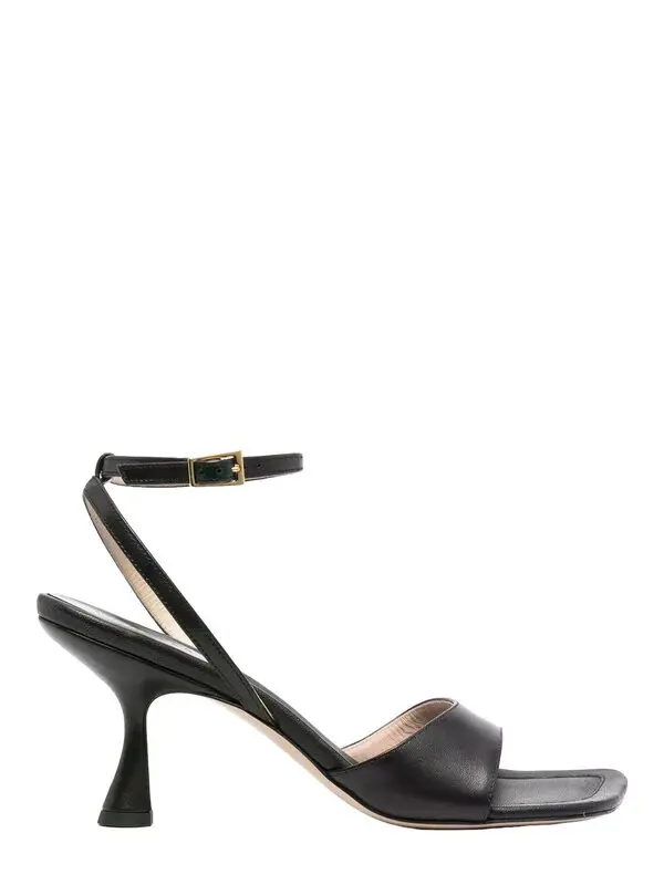 WANDLER Leather Sandals - Black
