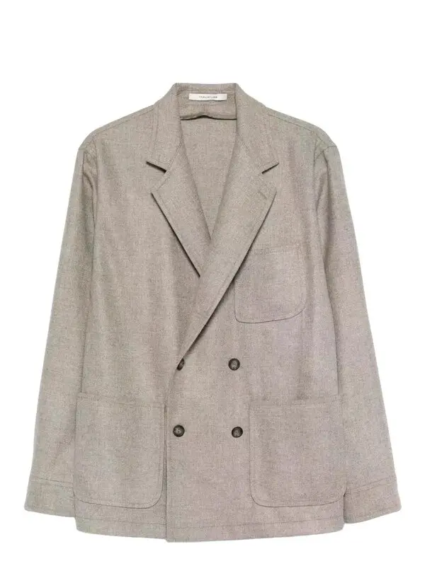 Tagliatore Double-breasted Blazer - Grey