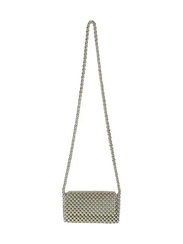 0711 TBILISI Mini Carla Crossbody Bag - Silver