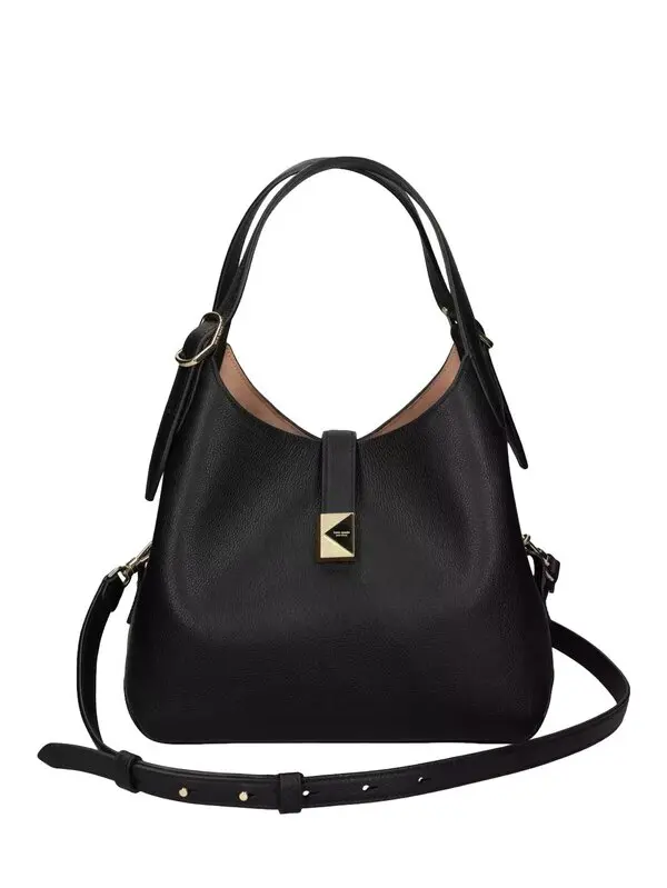Kate Spade New York Grained Leather Deco Tote Bag - Black