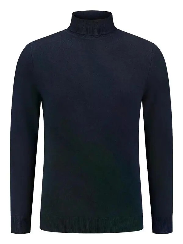 Fedeli Turtleneck Sweater - Blue