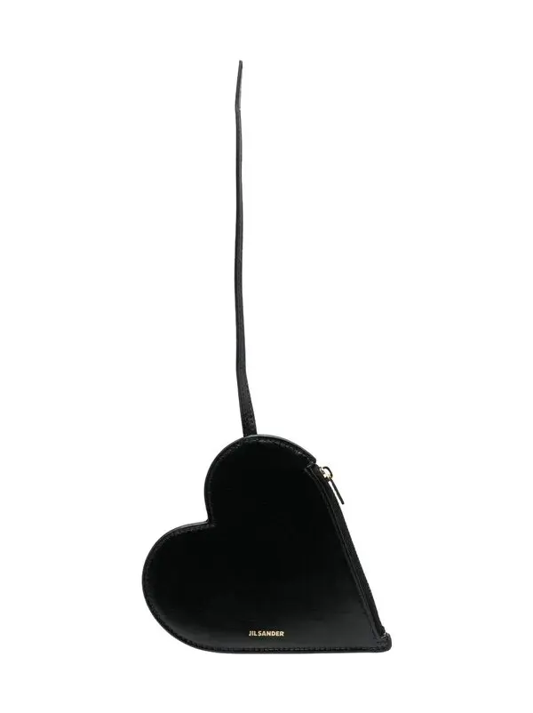 JIL SANDER Logo-stamp Clutch Bag - Black