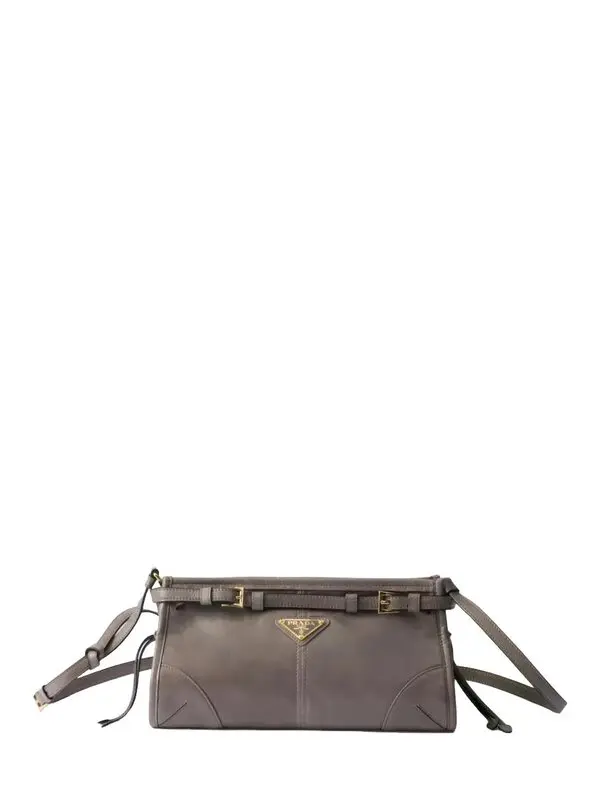 Prada Small Bonnie Shoulder Bag - Grey