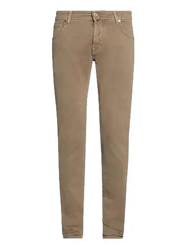 JACOB COHЁN Casual Pants In Stretch Gabardine - Beige