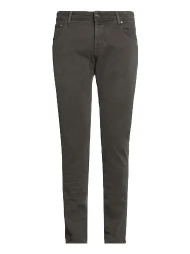 JACOB COHЁN Casual Pants In Stretch Gabardine - Brown