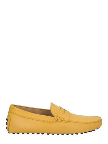 TOD'S Loafers In Soft Leather - Yellow