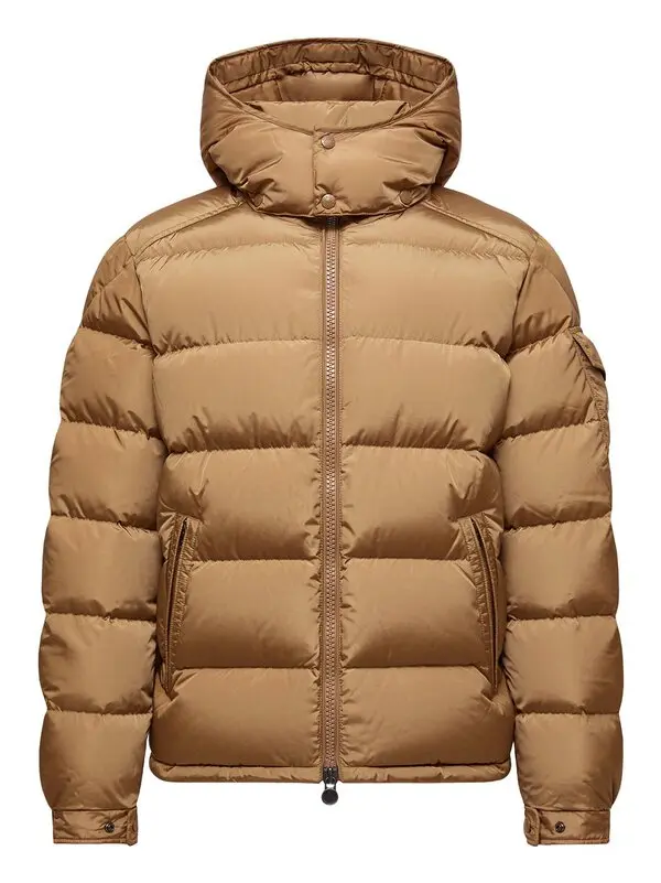 Moncler Maya Matte Short Down Jacket - Beige