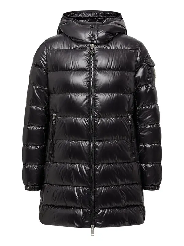 Moncler Courcelles Hooded Down Jacket - Black