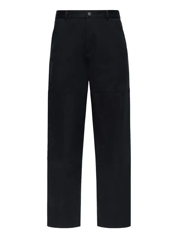 Moncler Cotton Gabardine Pants - Blue