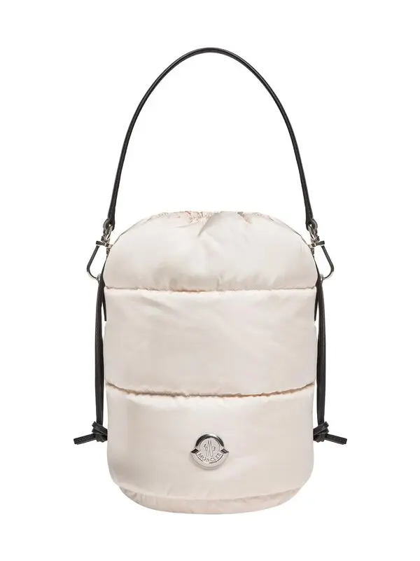Moncler Caradoc Water-repellent Bucket Bag - White