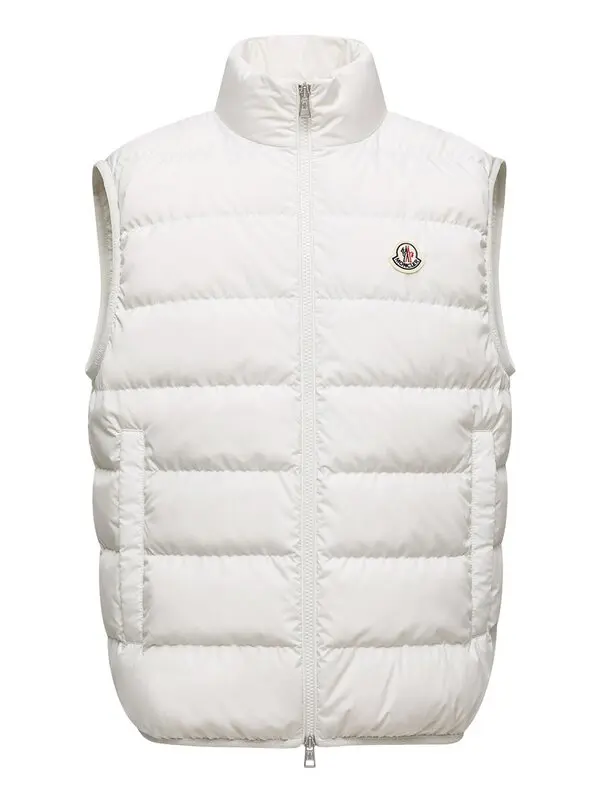 Moncler Contrin Down Vest - White