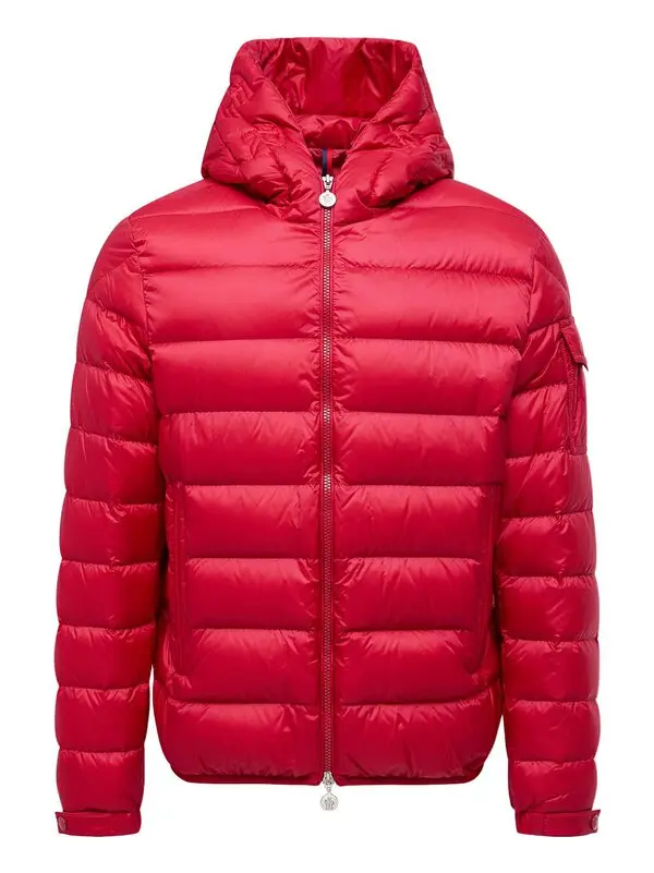 Moncler Najan Hooded Down Jacket - Red