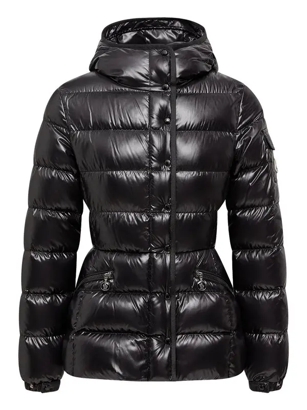Moncler Barante Hooded Short Down Jacket - Black