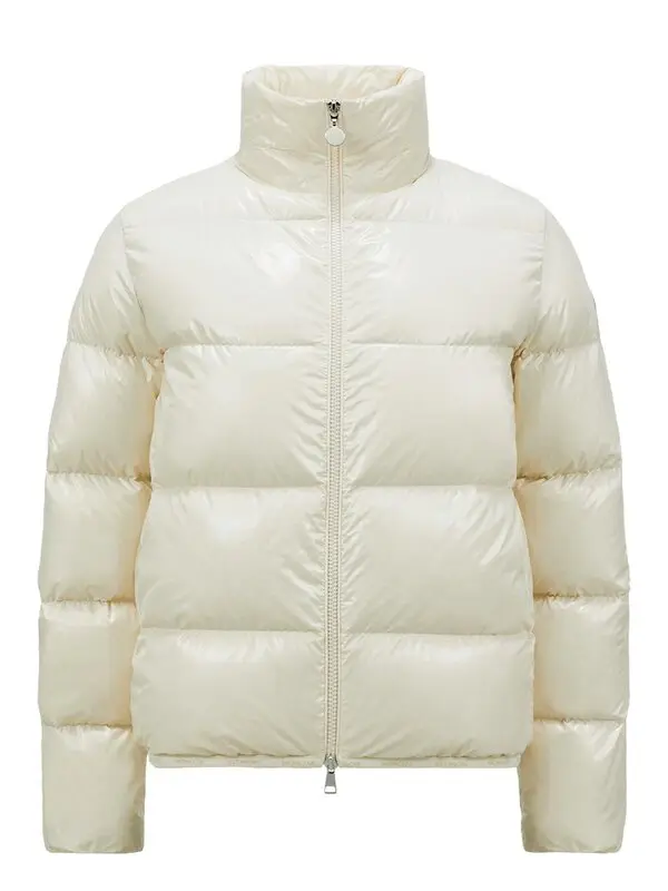 Moncler Abbadia Short Down Jacket - White