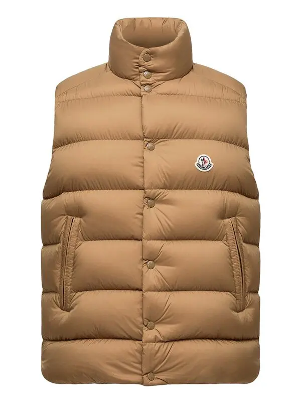Moncler Tibb Down Vest - Beige