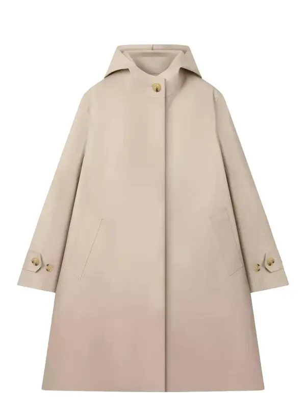 Mackintosh Watten Hooded Trench Coat - Neutrals