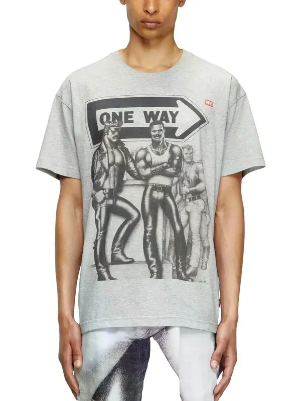 DIESEL® X Tom Of Finland Foundation Pr-t-norm-tom25 T-shirt - Grey