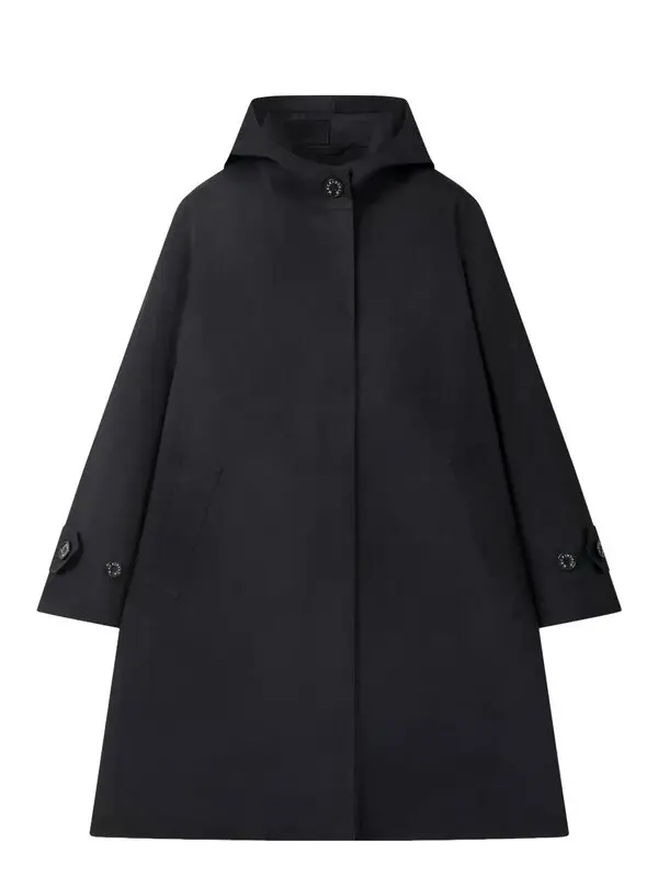 Mackintosh Watten Hooded Coat - Black