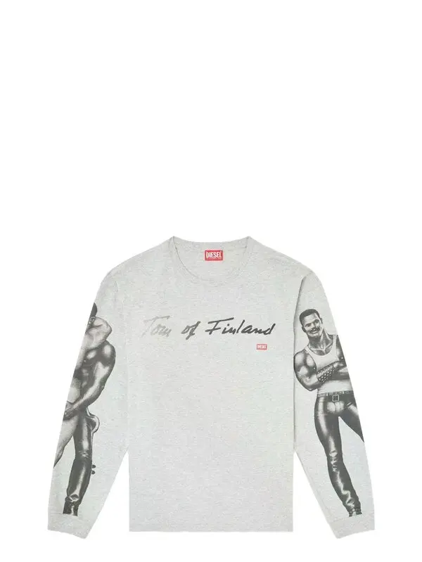 DIESEL® X Tom Of Finland Foundation Box Sweatshirt - Grey