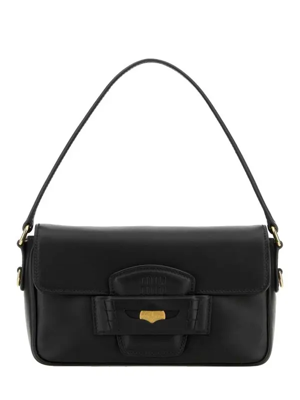 Miu Miu Leather Handbag - Black