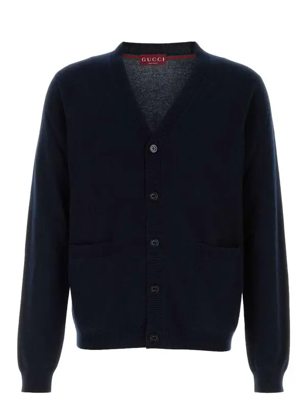 Gucci Cashmere Cardigan - Blue