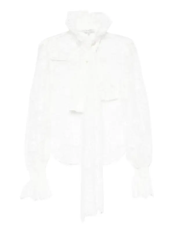 MARKGONG Lace Detailed Shirt - White