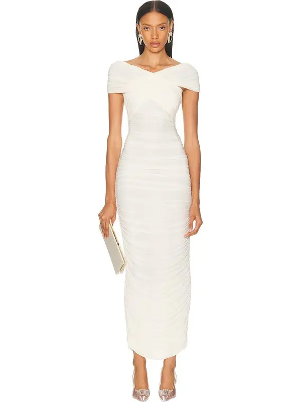 Ronny Kobo Amira Dress - Ivory