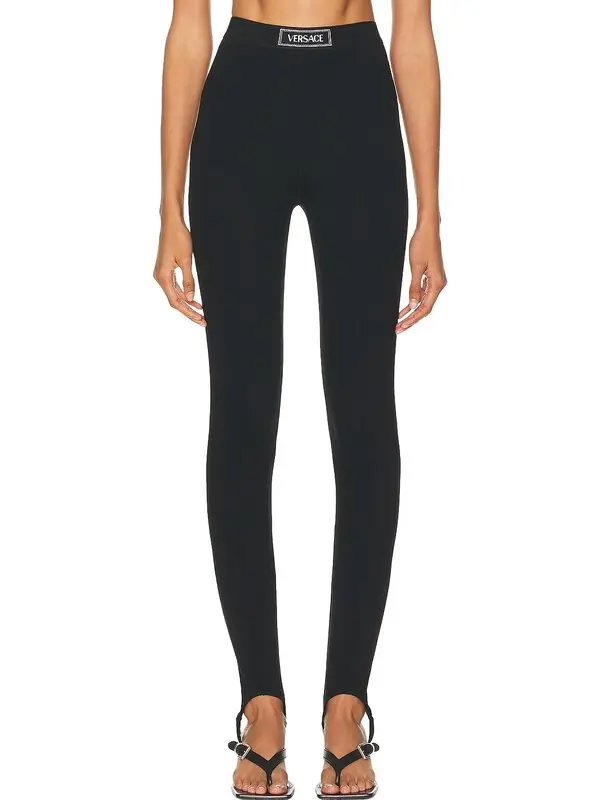 Versace Stirrup Legging - Black