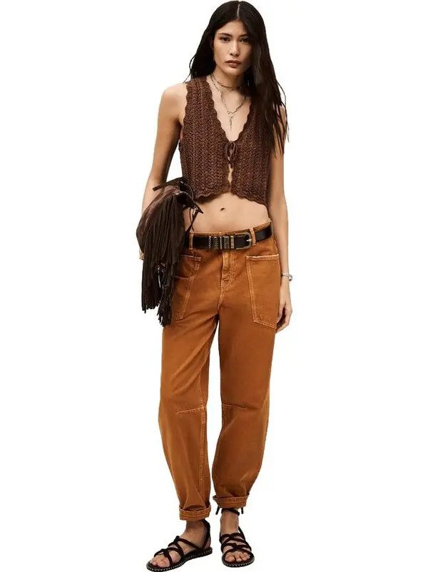 Ba&sh Samia Knit Cardigan - Brown