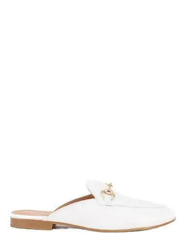 MENINA STEP Toledo Slip-on Mule - White
