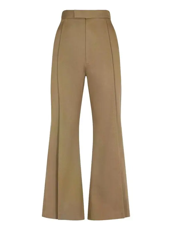 VIVIENNE WESTWOOD High-waisted Flared Trousers - Brown